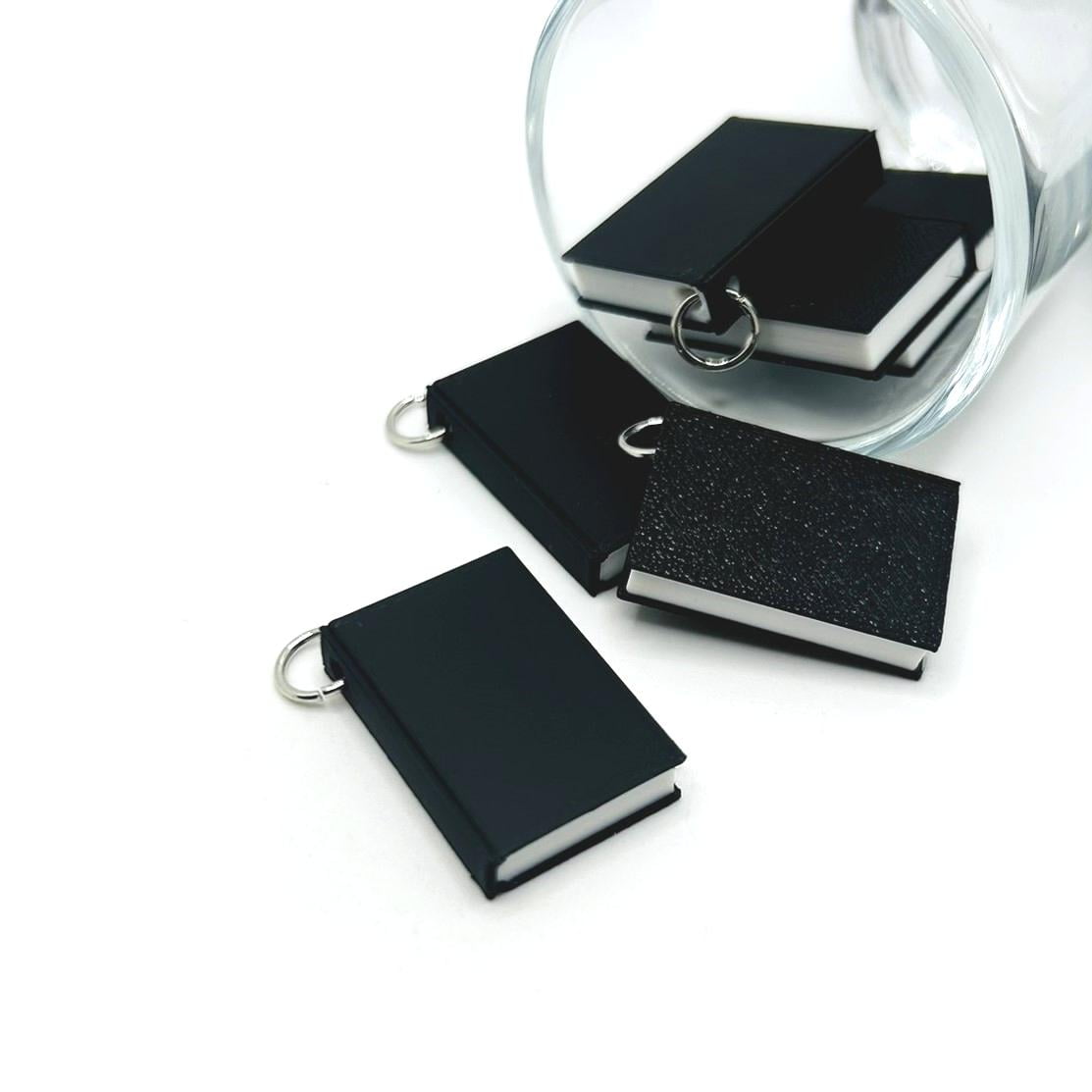 3D Black Book Charms, 27x18mm - Walmart.com