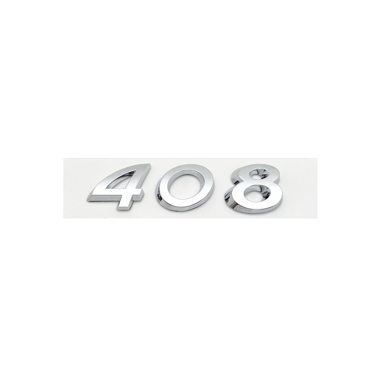 3D Black Silver Letters 206 207 301 307 308 408 508 Emblem Fit For ...