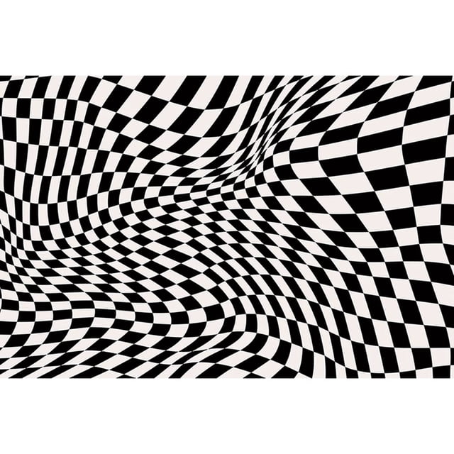 3D Black White Photographic Wallpaper Backdrop Visual Illusion Hypnotic ...