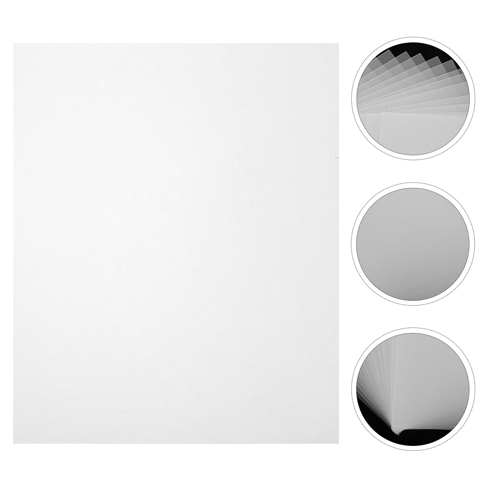 3D Blank Stencil Sheets Translucent Blank Stencils Square Blank ...