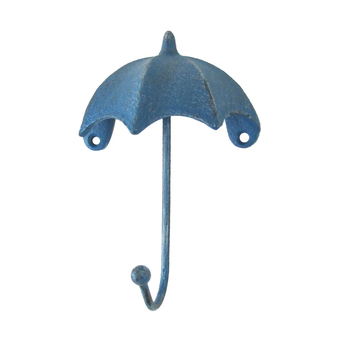 3D Blue Umbrella Swivel Wall Hat Hanger Rain Coat Rack Keychain Key ...
