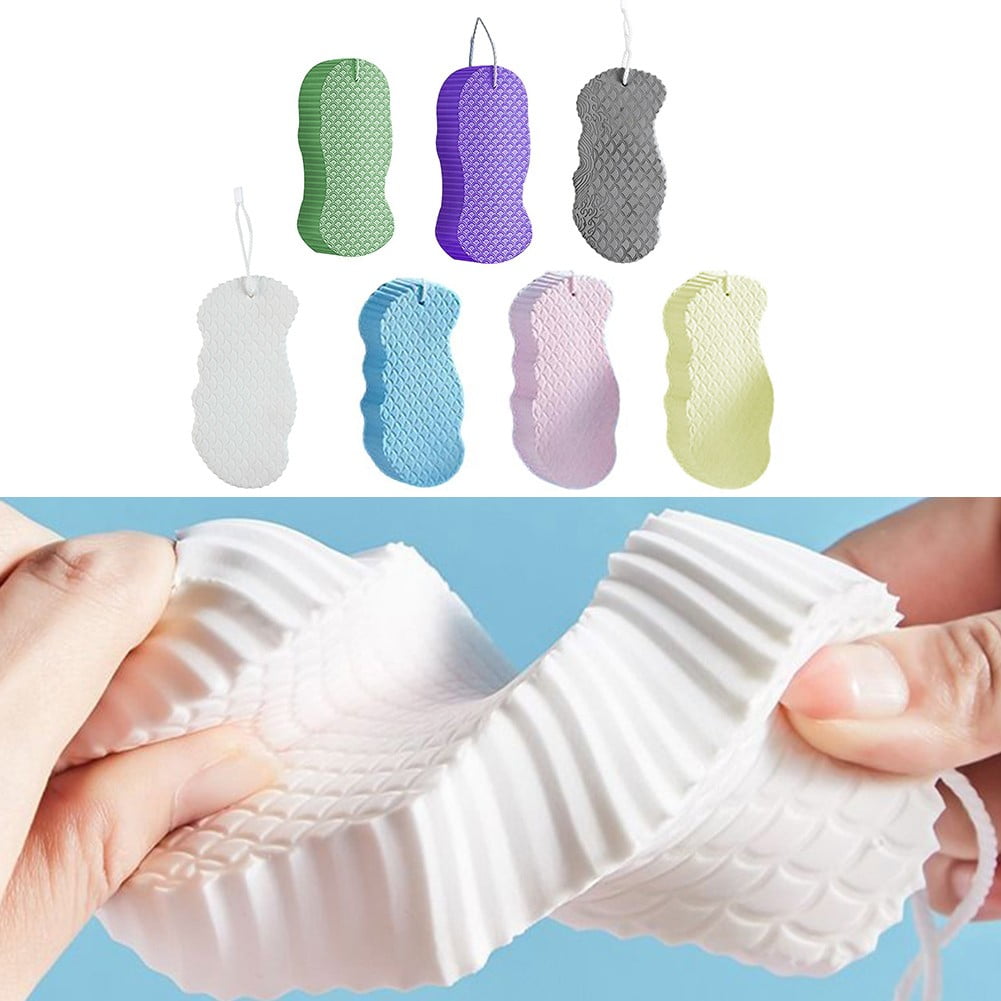 3D Body Cleaning Bath Sponge Baby Soft Towel Rubbing Mud Without ...