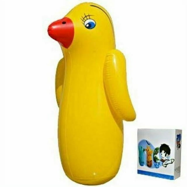 3D Bop Bag CHICK Inflatable Kids Boxing Toy, Fun Chicken Punching Bag ...