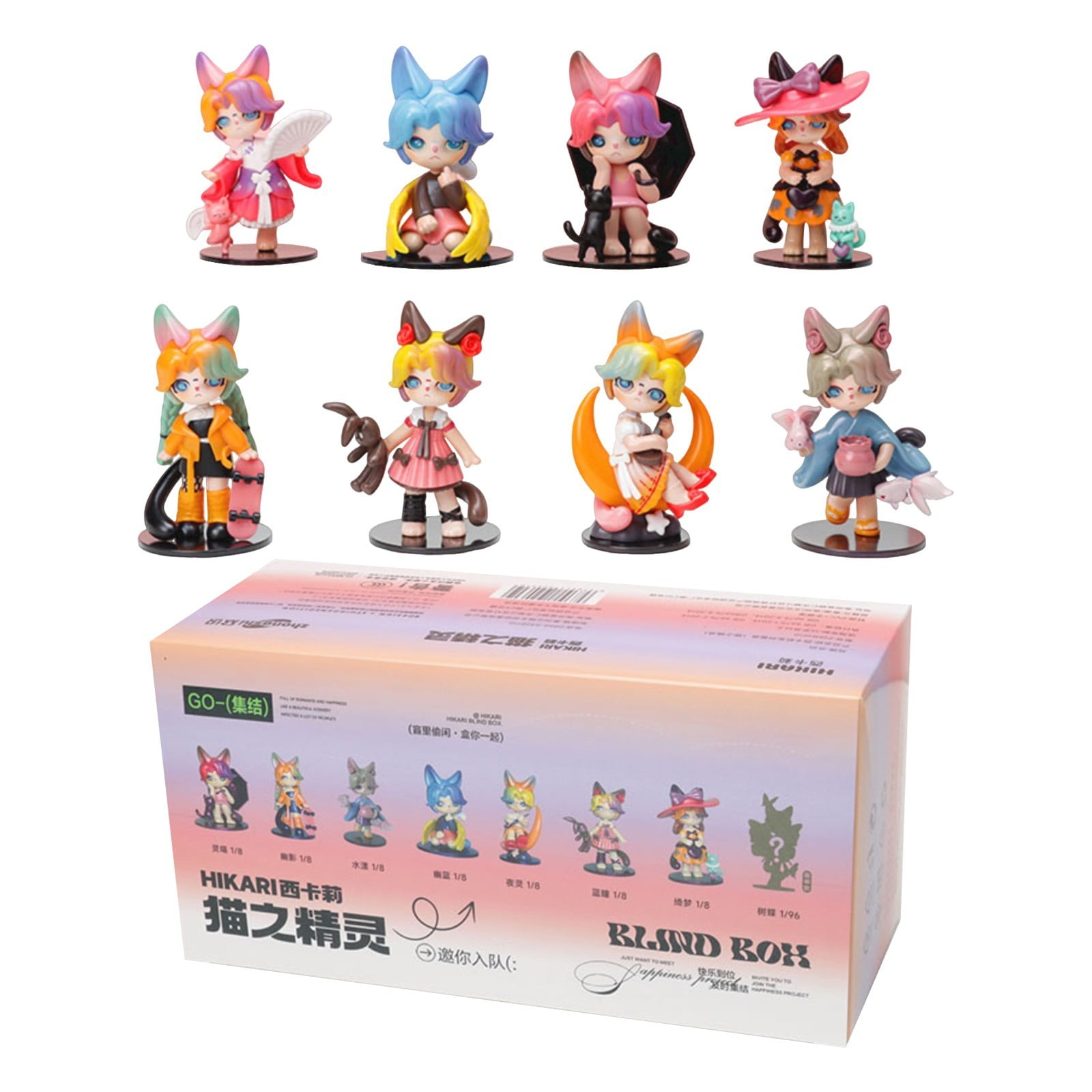 3D Box Dolls Figurines Decorative Items Trendy Birthday Toys Gifts for ...