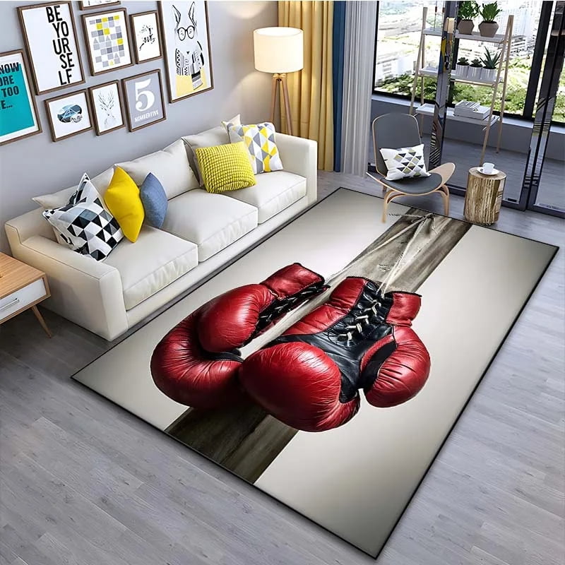 3D Boxing Club Printed Rug Home Living Room ration Carpet Bedroom ...