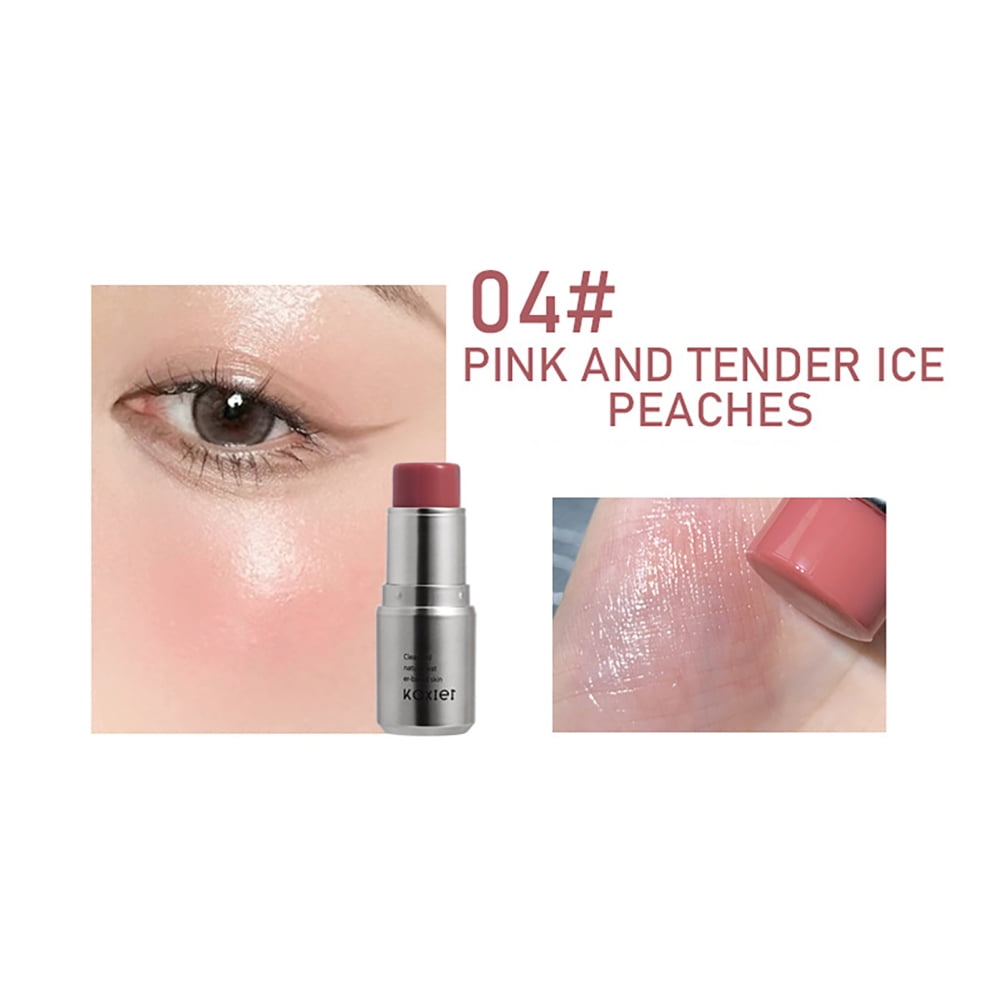 3D Brightening Blusher Stick High Pigment Blush Makeup Stick for Face ...