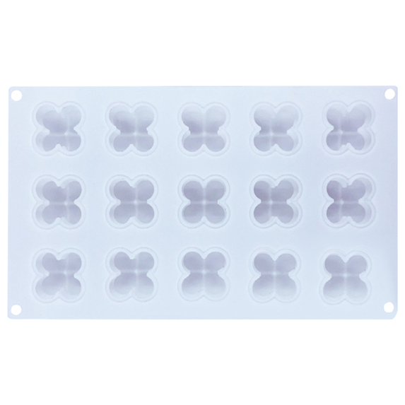 3D Bubble Candle Silicone Molds 15 Cavity Cube Silicone Candle Molds ...