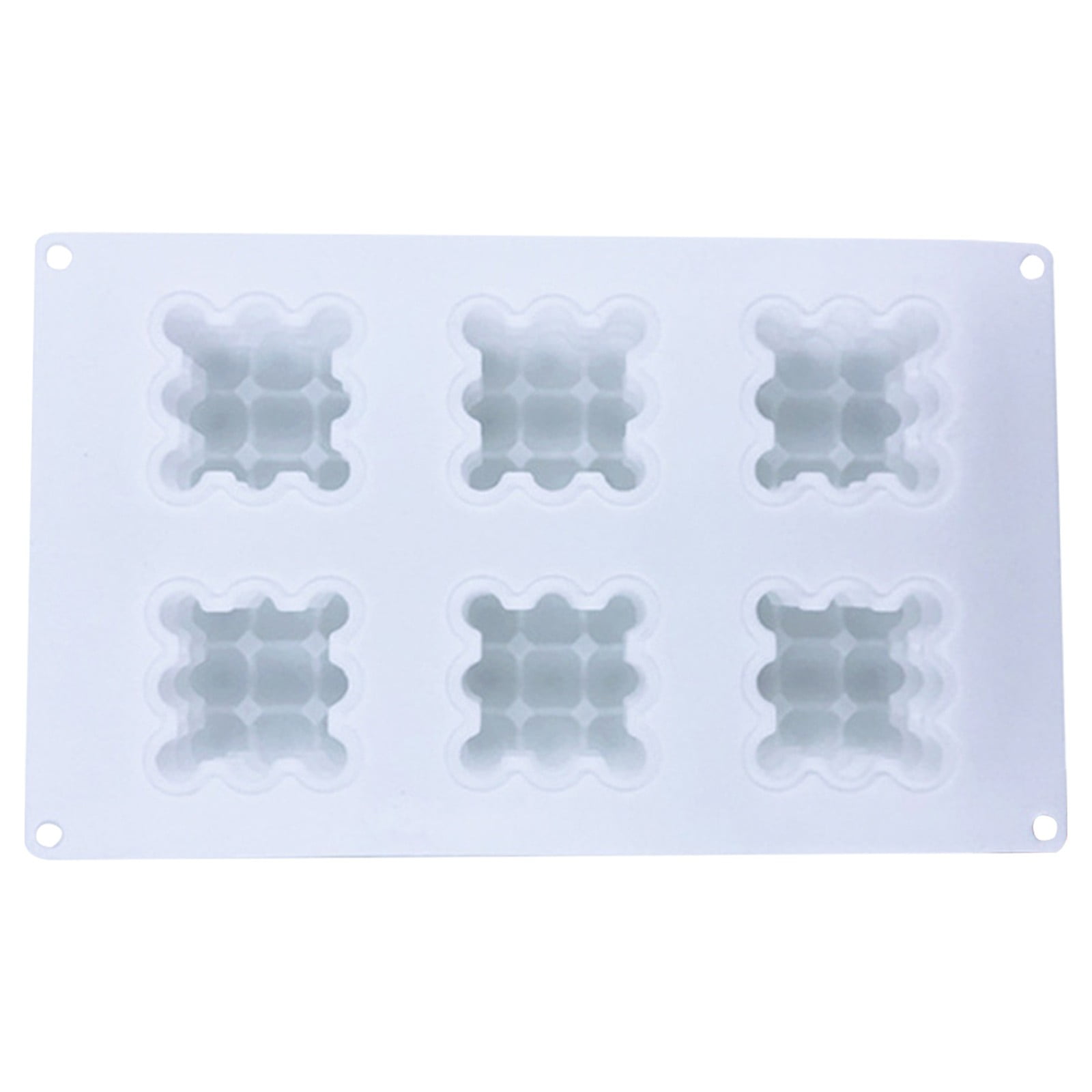 3D Bubble Cube Silicone Candle Mold, Handmade Wax Molds Soap Mold ...