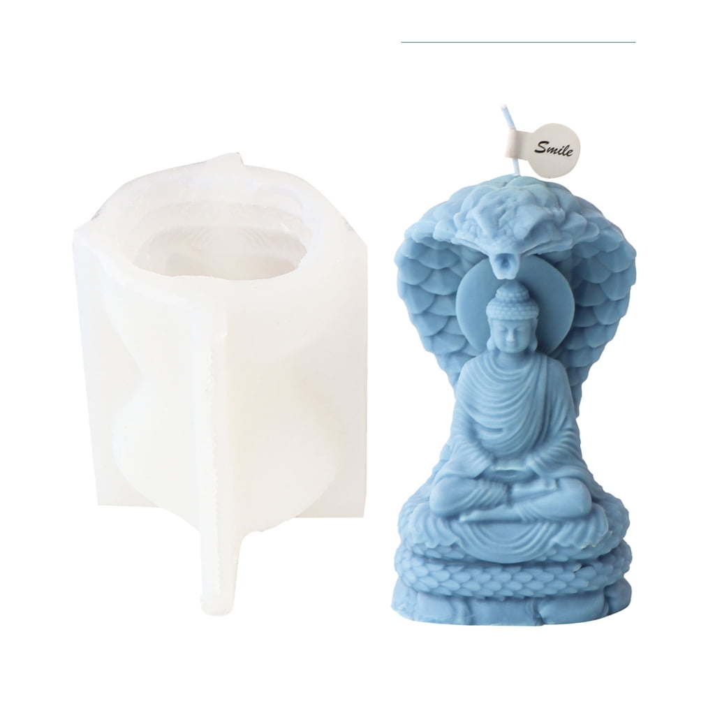 3D Buddhas Candle Silicone Mold Multipurpose Religious Candle Mold ...