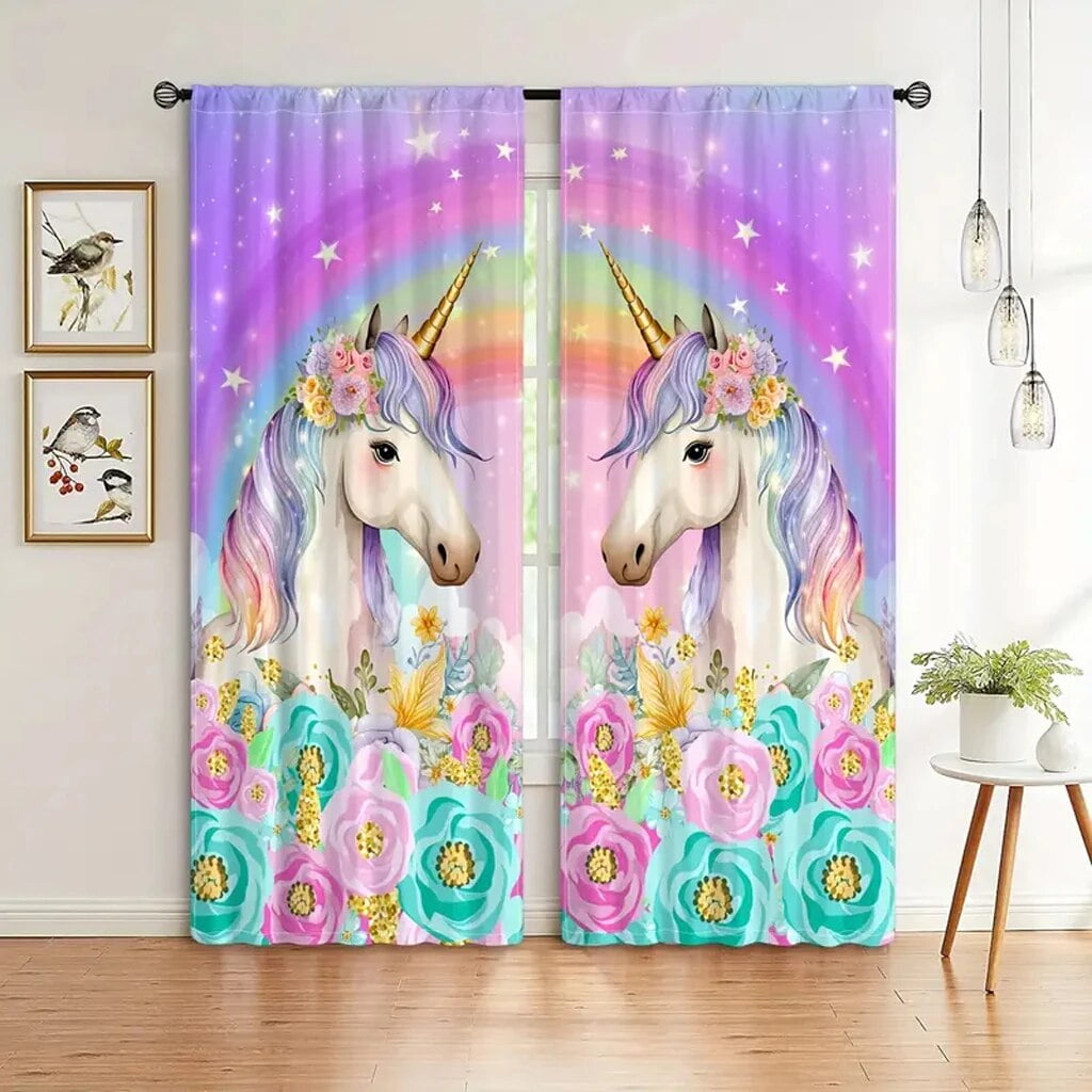 3D Building Block Splicing Curtains Bedroom Living Room Kitchen rations ...