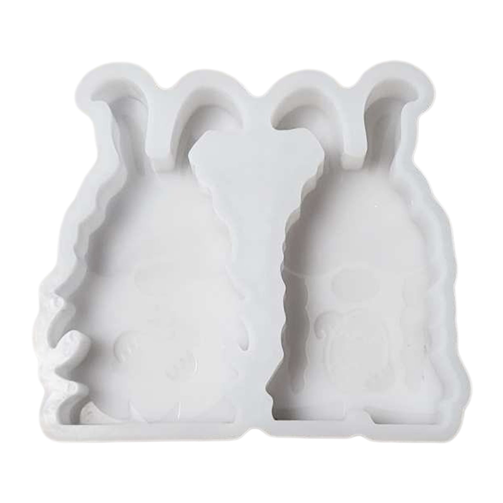 3D Bunnies Figurine Silicone Molds for Epoxy Resin Soap Making Cement ...