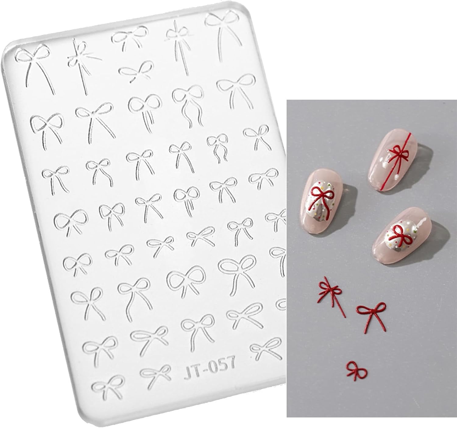 3D Butterfly Flower Crystal Resin Nail Art Silicone Mold With Carving ...