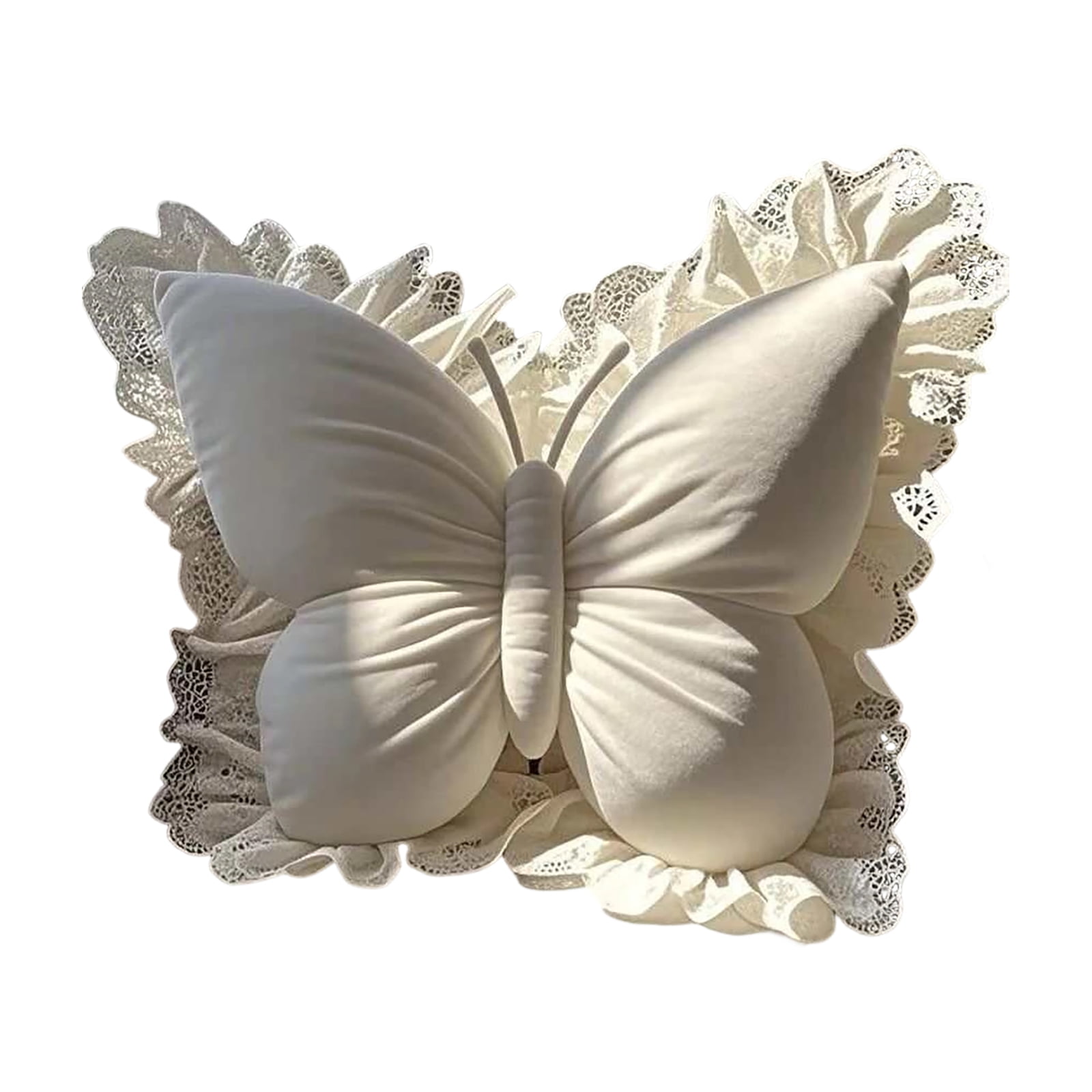 3D Butterfly Throw Pillow, Butterfly Shaped Decorative Pillow with ...