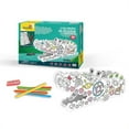 3D COLORING PUZZLE CROCODILE 10 PIECES PLUS 5 COLOR PENS - Walmart.com