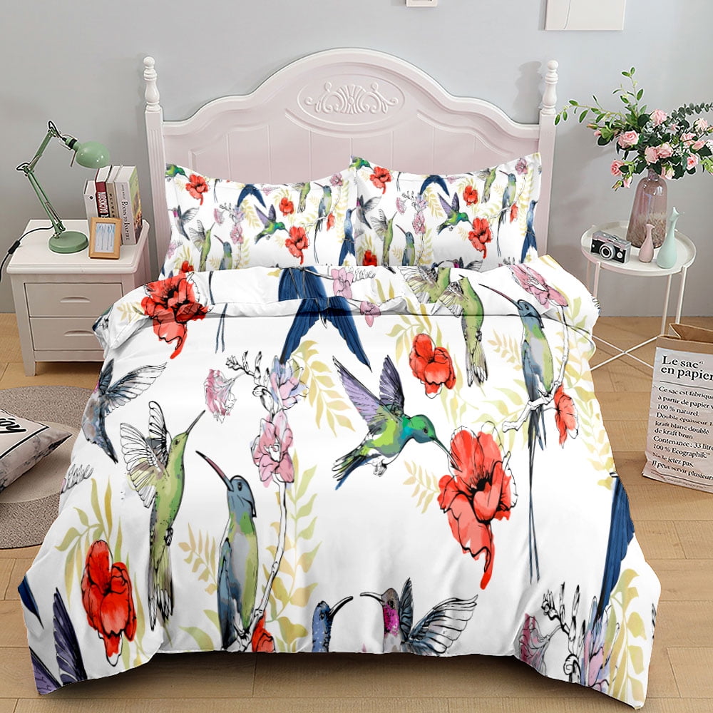 3D Cactus Flower Print Bedding Set King Double Full Twin Single Size ...
