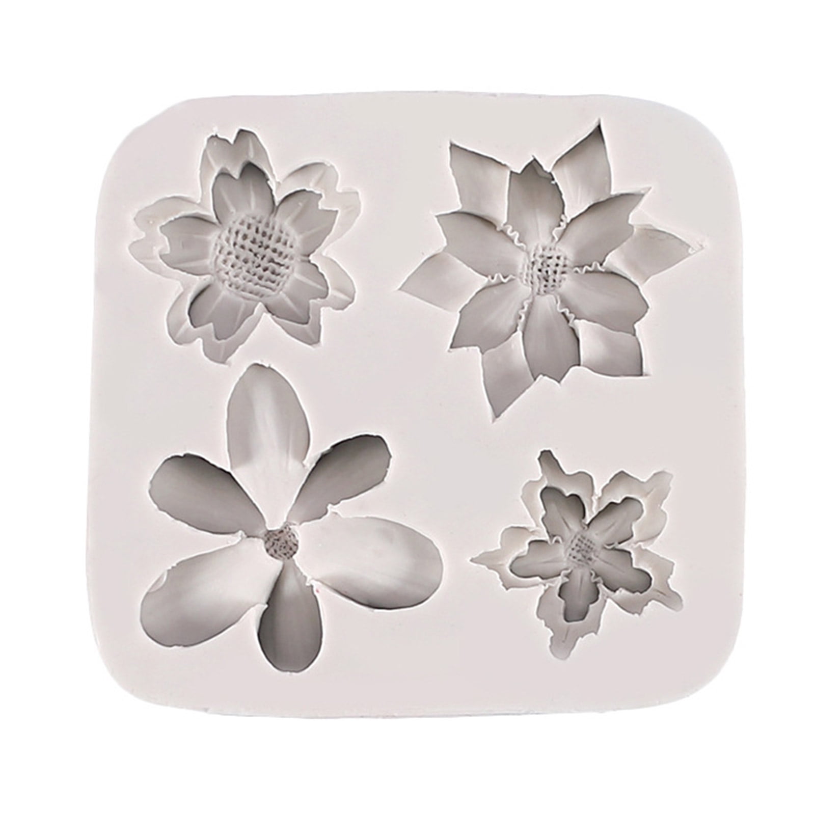 3D Cake Moulds Daisy Cherry Blossom Shape Silicone Material Mould ...