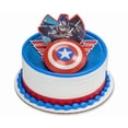 3D Cake Topper ~ Captain America The Winter Soldier W/Shield & Color ...