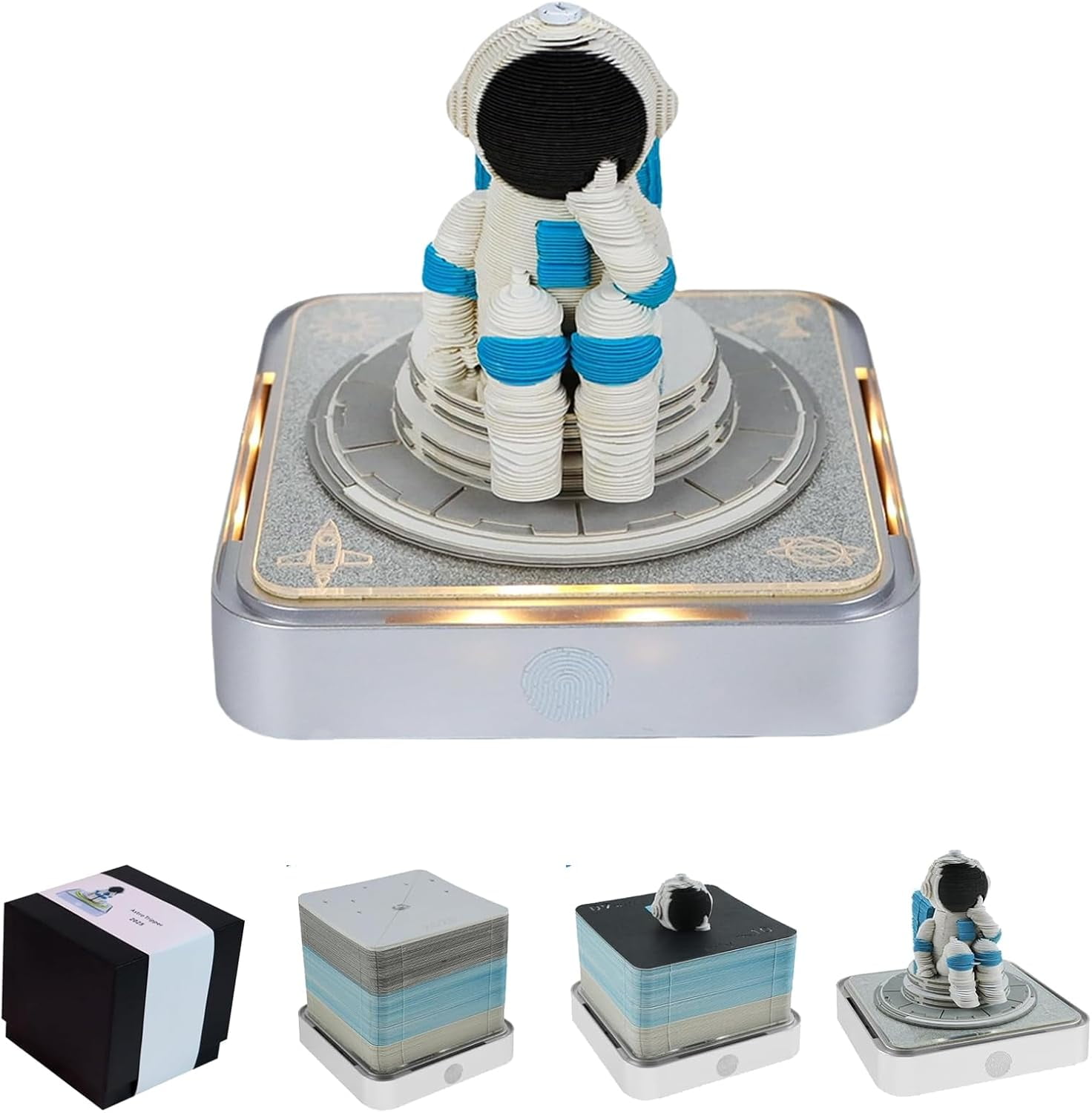 3D Calendar 2026, Desk Time Piece Calendar 2026,Tear-Away 3D Paper Art ...