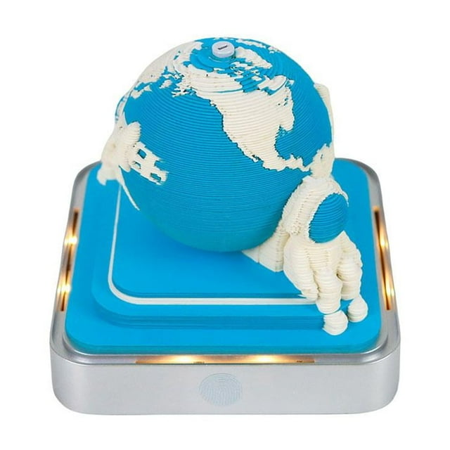 3D Calendar 2026, Tear-Away 3D Paper Notepad LED Lights, 3D Desk ...