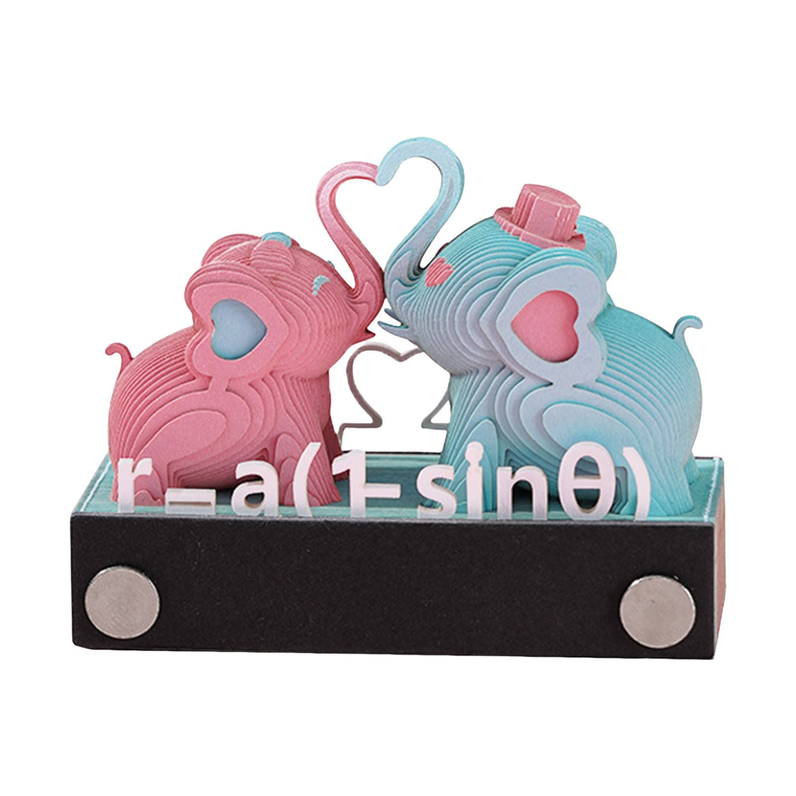 3D Calendar - Elephant, Time Piece Calendar 2025 Tear Away Calendar ...