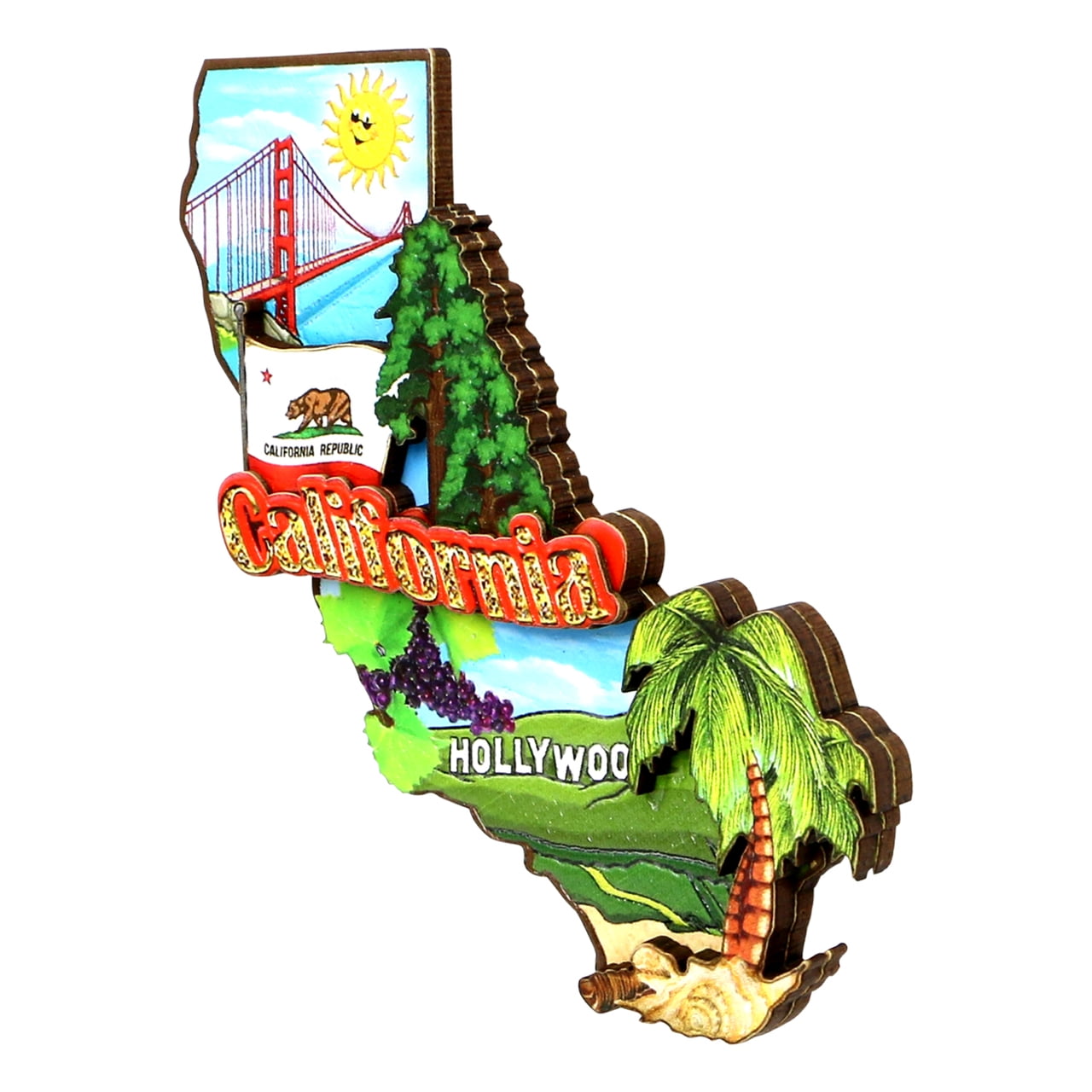 3D California Magnet - Walmart.com