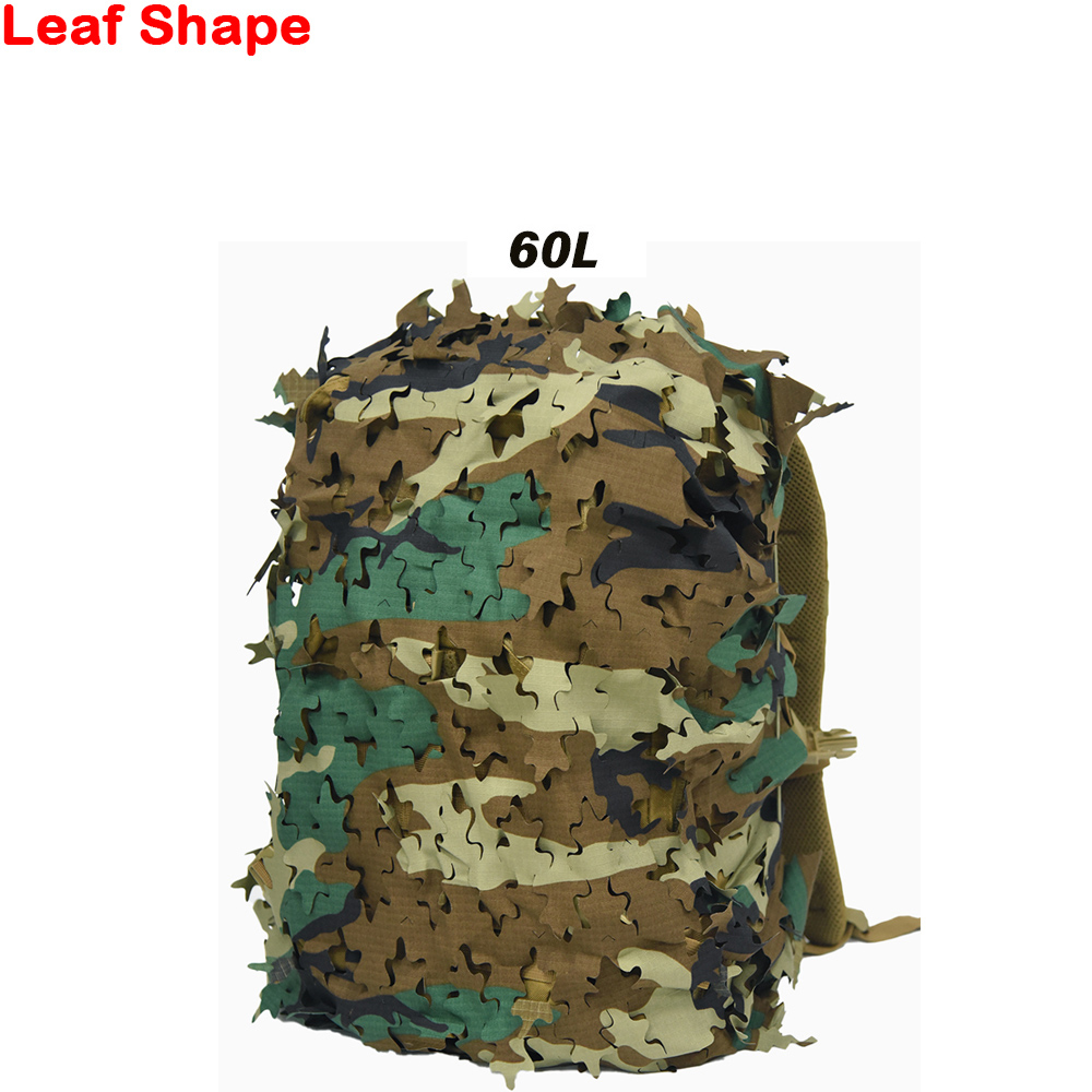 3D Camo Net Backpack Cover 60L 80L Laser Cut Camouflage Hunting ...