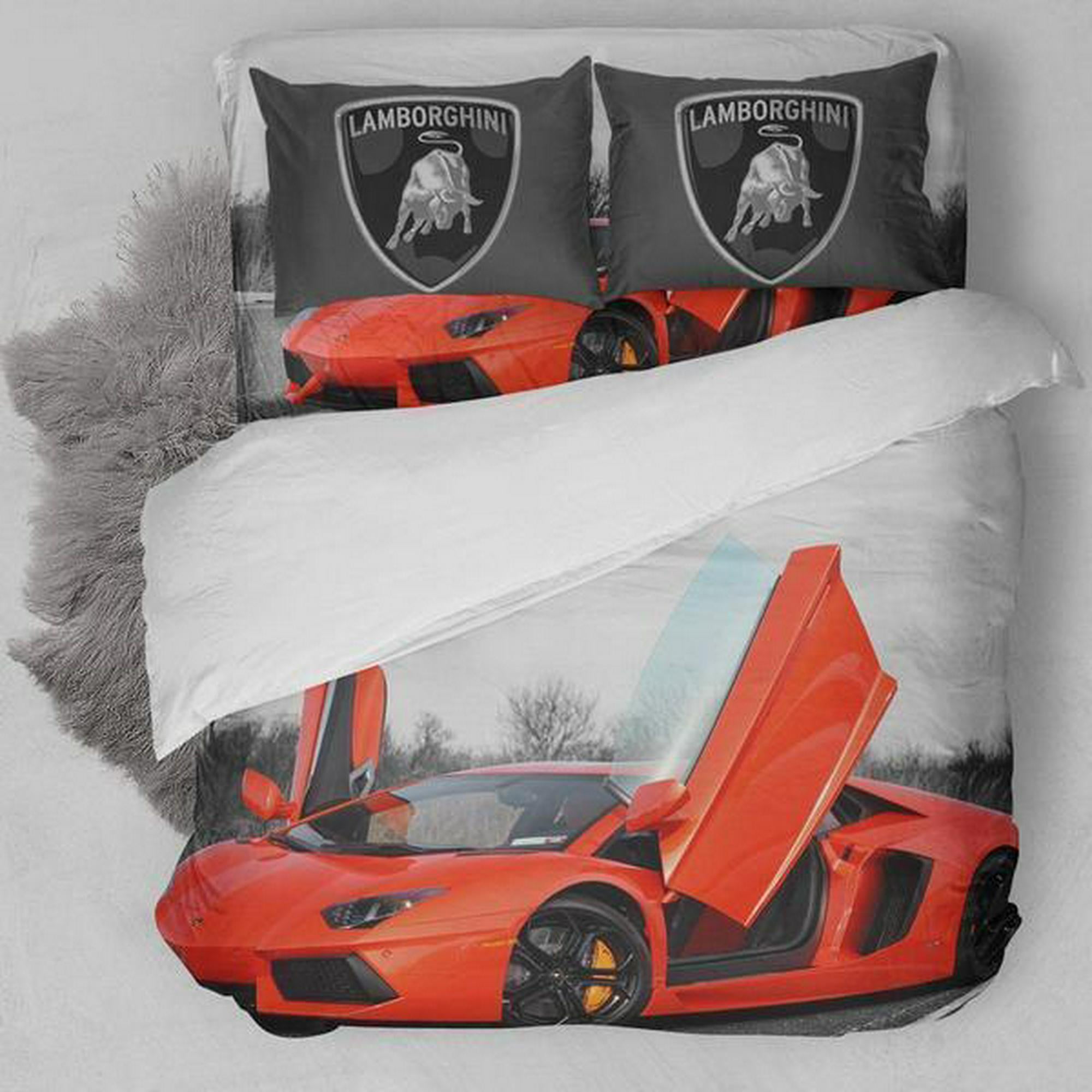 3D Car Bedding Set Quilt/Duvet Cover Set single double - Walmart.com