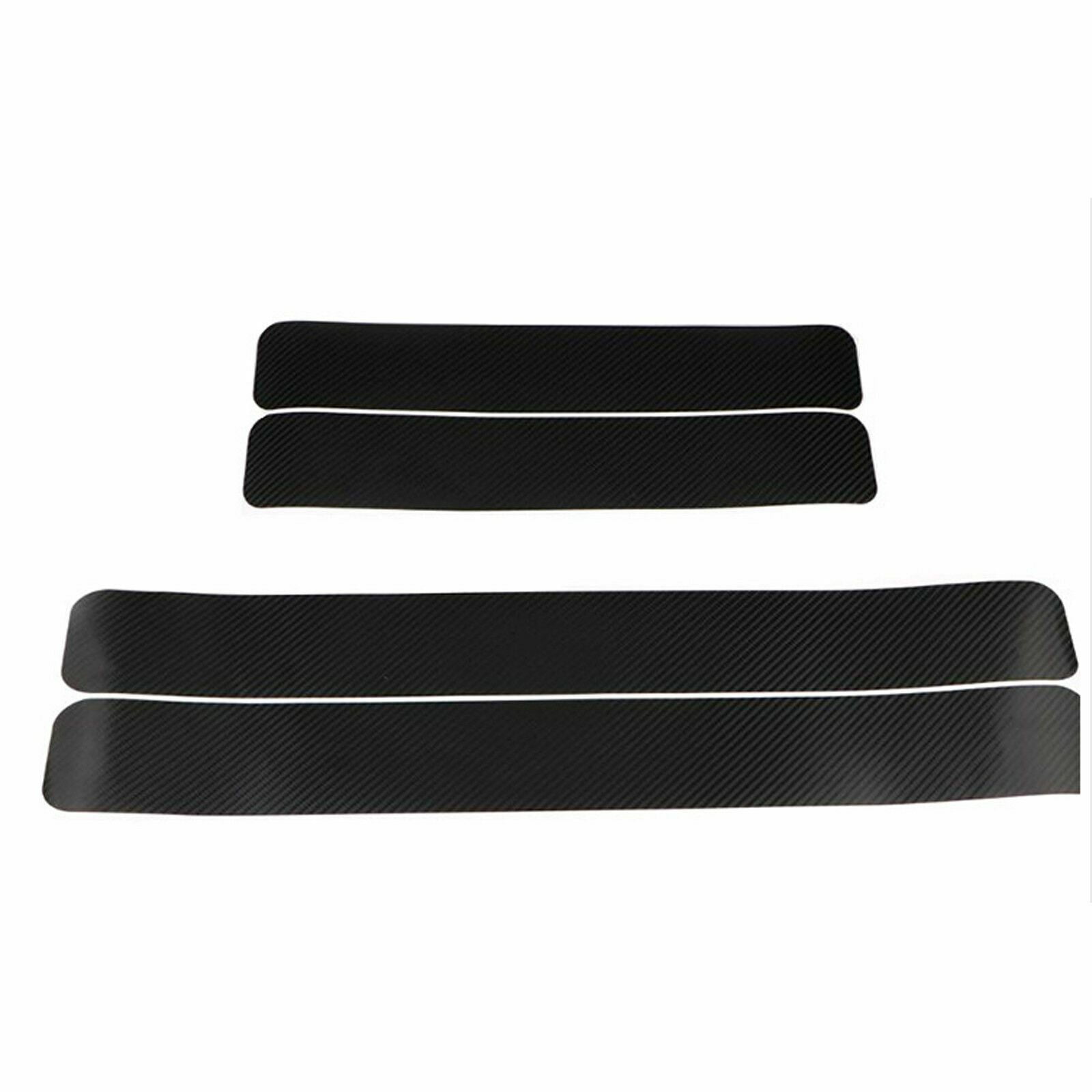 3D Car Door Plate Sill Scuff Cover Anti-Scratch Sticker Carbon Fiber ...
