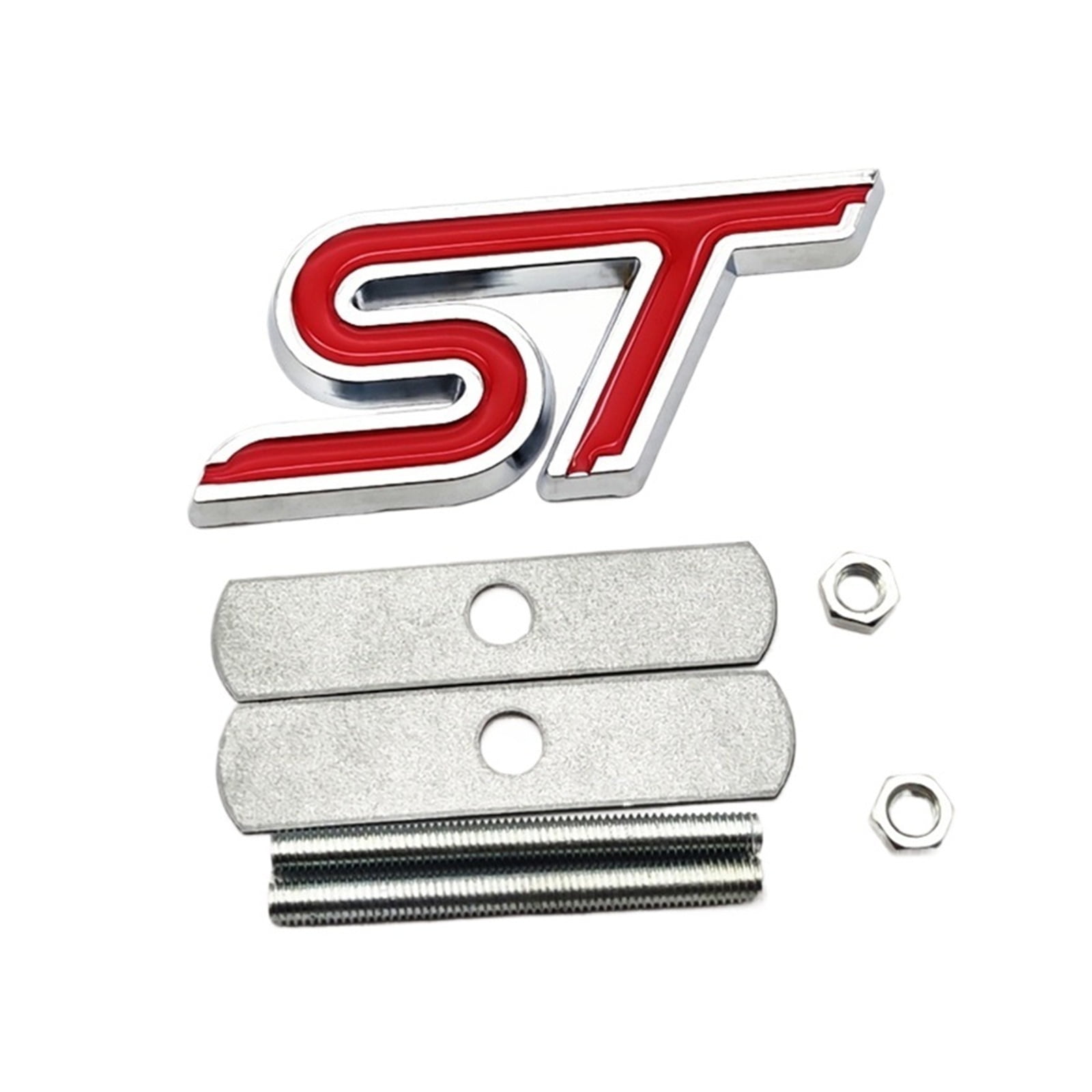 3D Car Front Grill Trunk Metal Logo ST Line Emblem Self-Sticker ST Line ...
