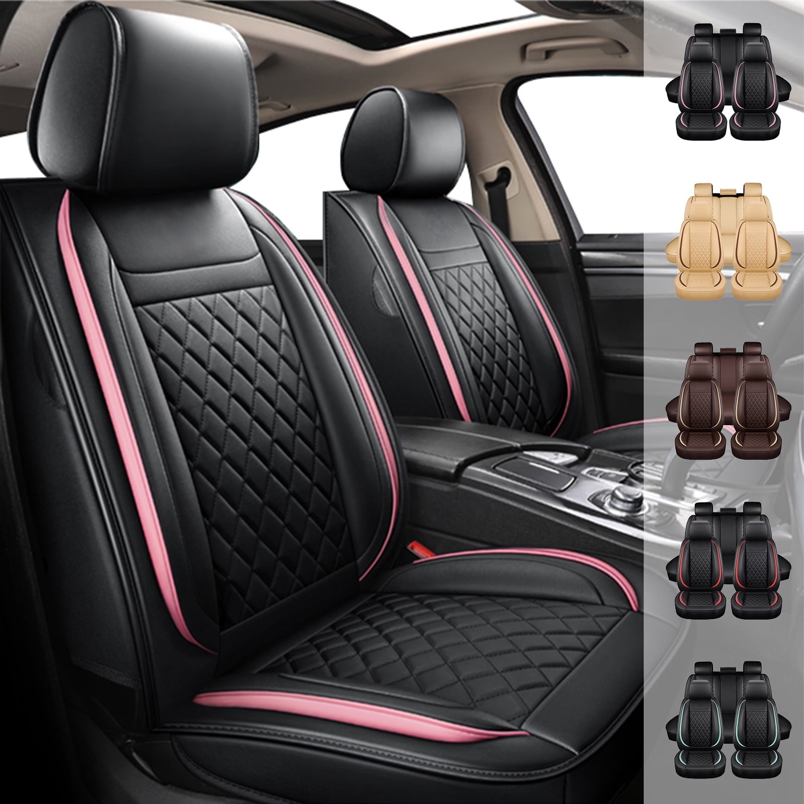 3D Car Seat Covers 5 Seats For Toyota Corolla,Camry,Prius,Avalon Deluxe ...