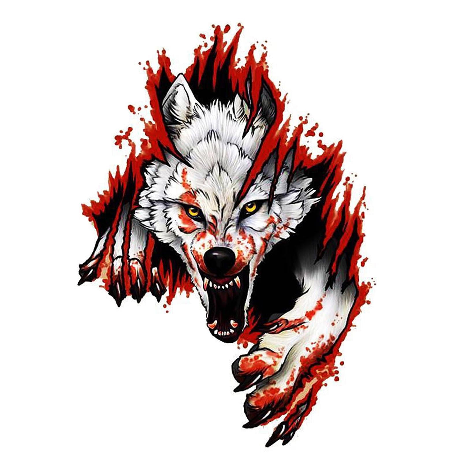 3D Car Sticker, Scratch Sticker Vehicle Creative Decorative 3D Decals ...