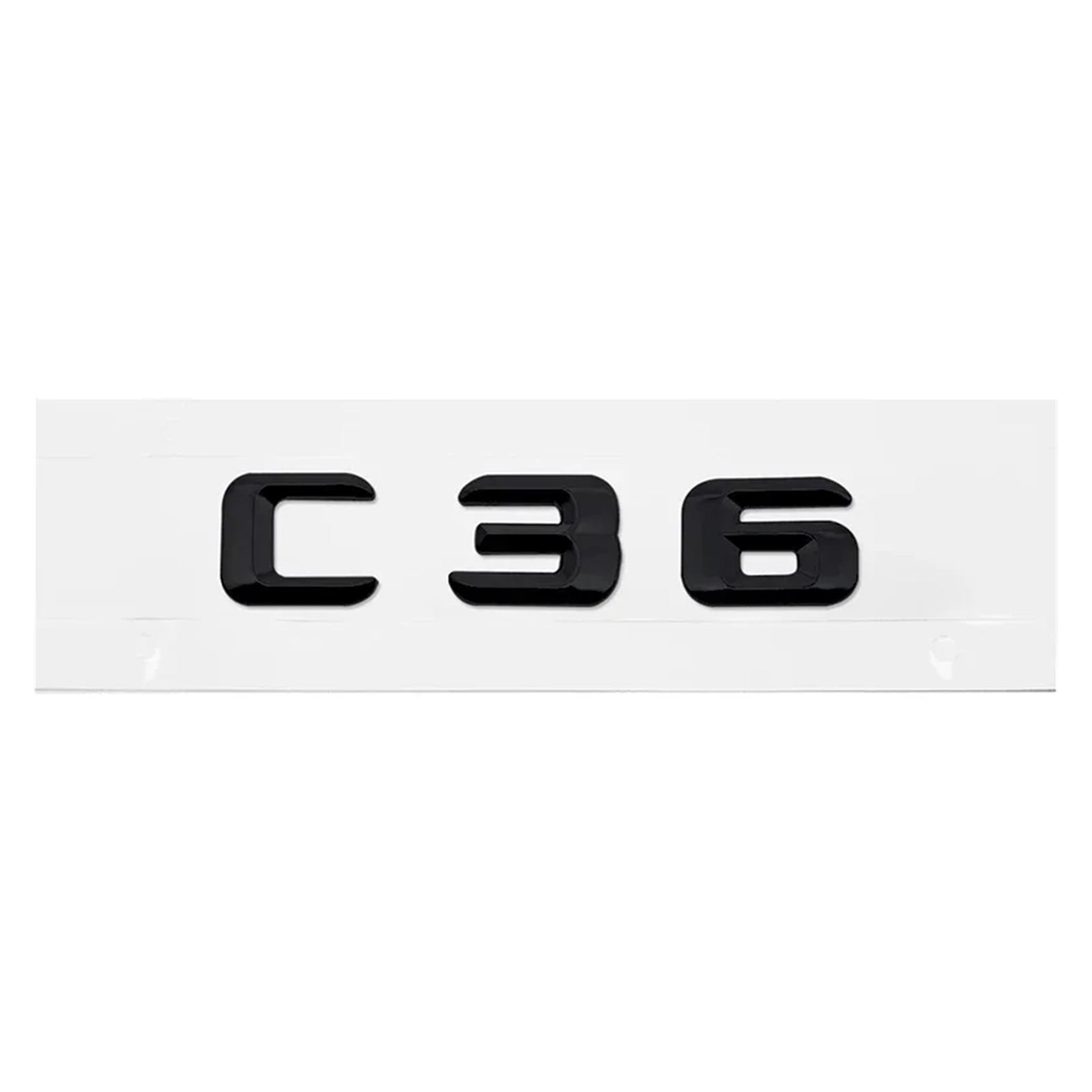 3D Car Tail Letter Stickers Badge Fit For Mercedes Fit For Benz C Class ...
