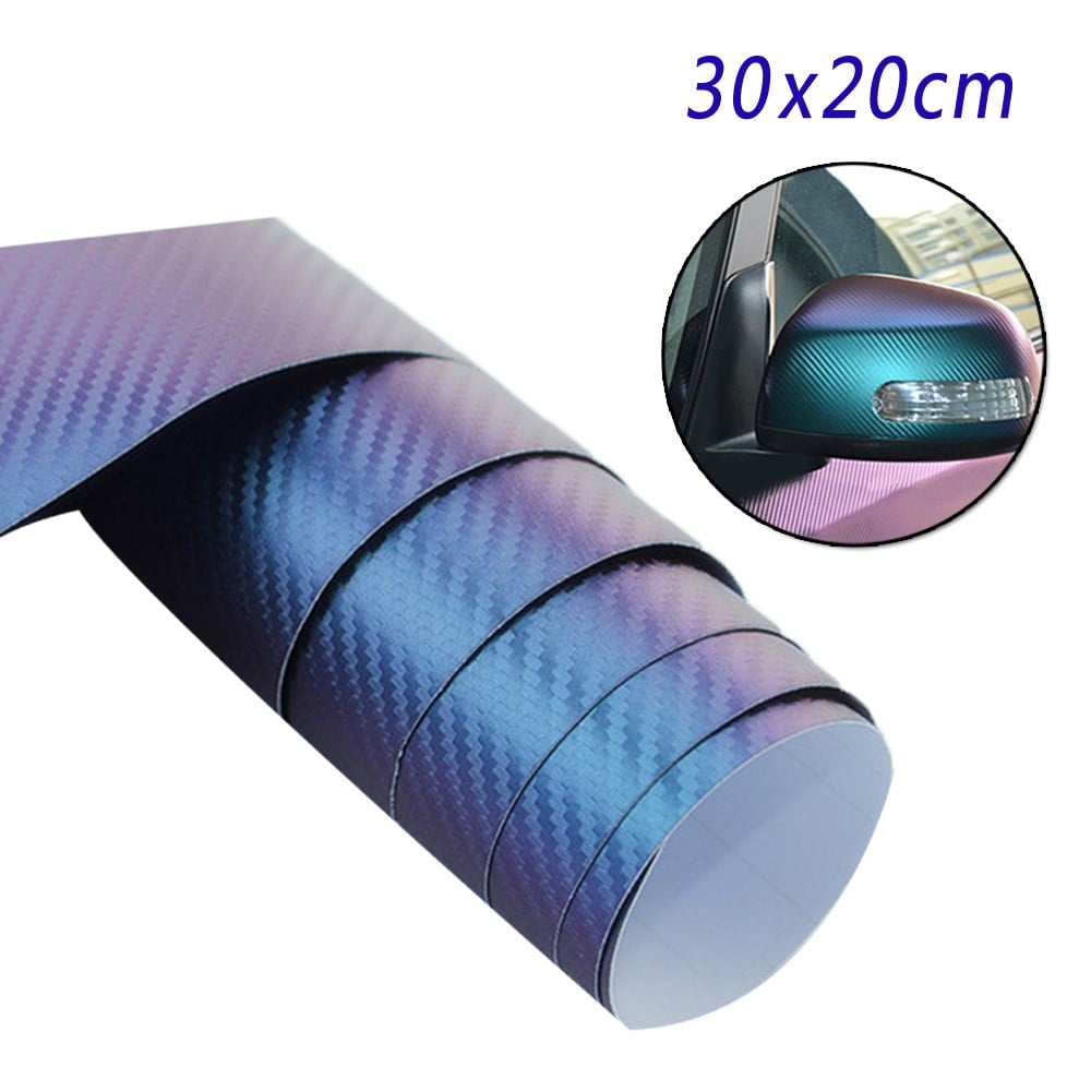 3D Carbon Fiber Vinyl Car Roll Warp Film Sticker Decal Chameleon DIY ...