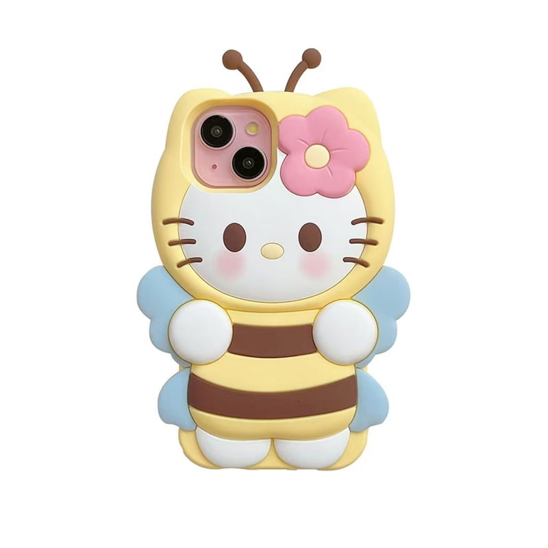 3D Cartoon Bow Case For iPhone 16 15 14 13 12 Pro Max 11 Xs Max XR 7 8 Plus 6s 5s SE Y2K Anti ...