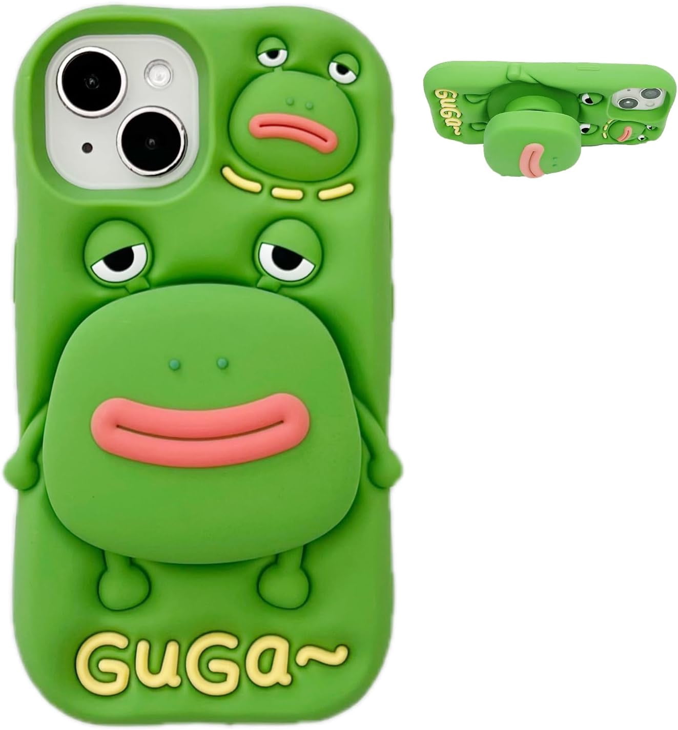 3D Cartoon Case for iPhone 16 Pro Max,Kawaii Phone Case Cute Funny Frog ...