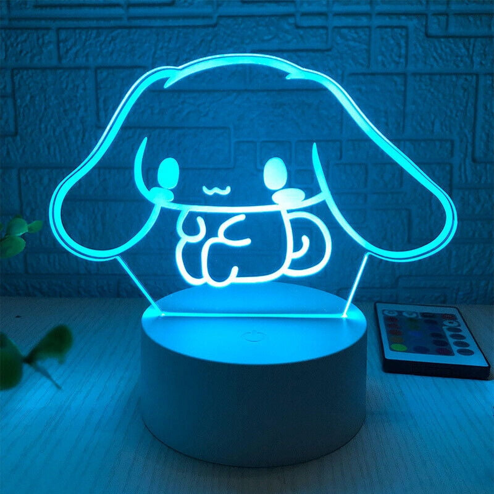 3D Cartoon Cinnamoroll Desk Table Night Light Remote Control Lamp - 16 ...