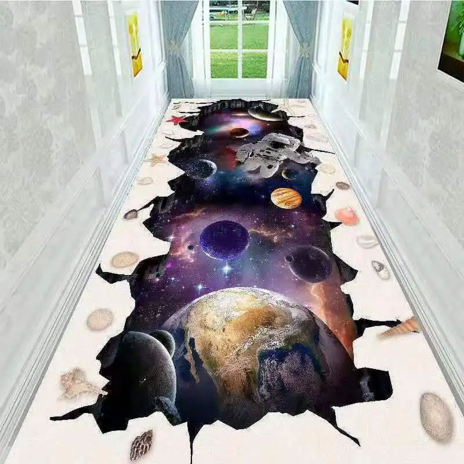 3D Cartoon Corridor Carpet Staircase Hotel Lobby Strip Area Rug Hallway ...