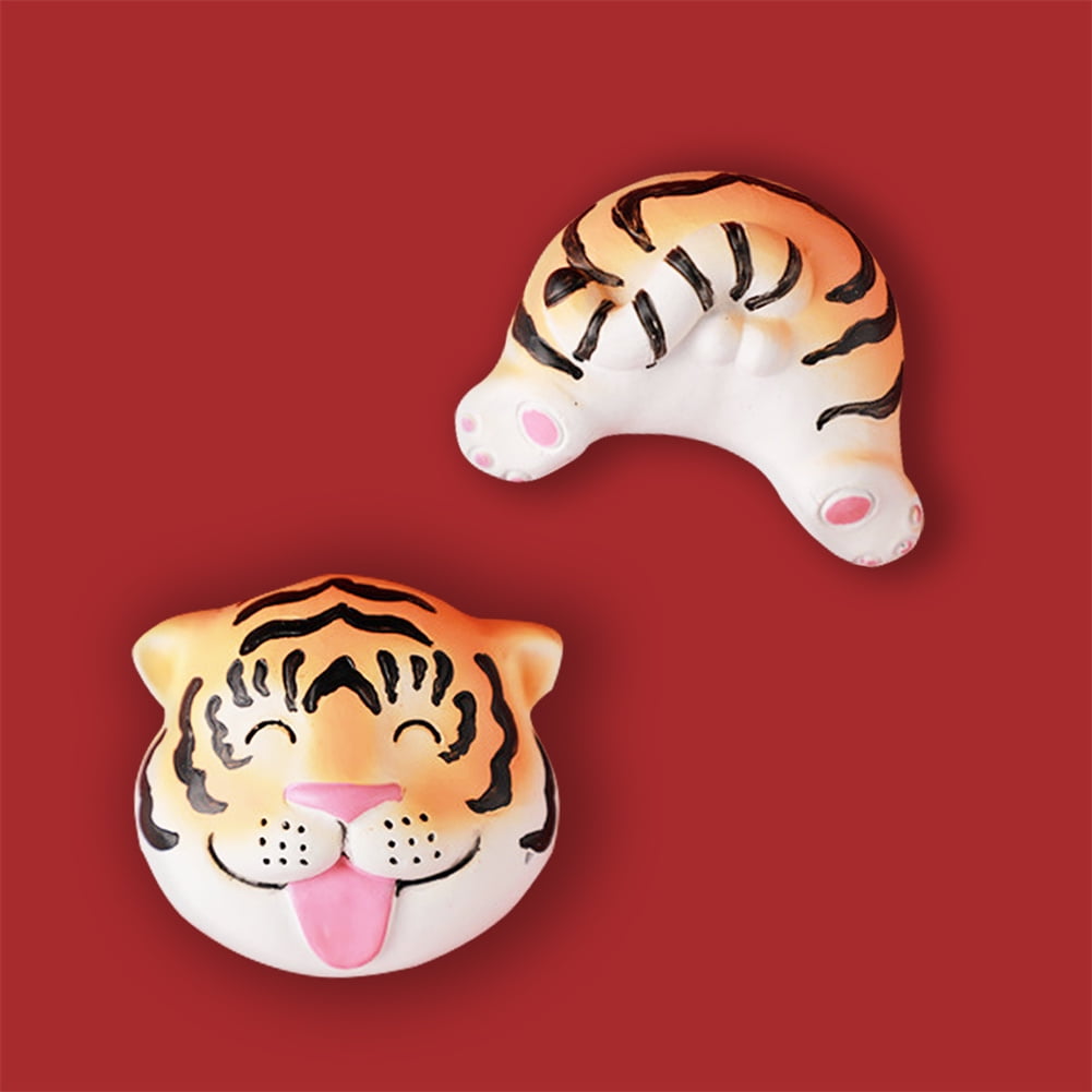3D Cartoon Cute Animal Tiger Fridge Magnet Decorative Magnets, Creative ...