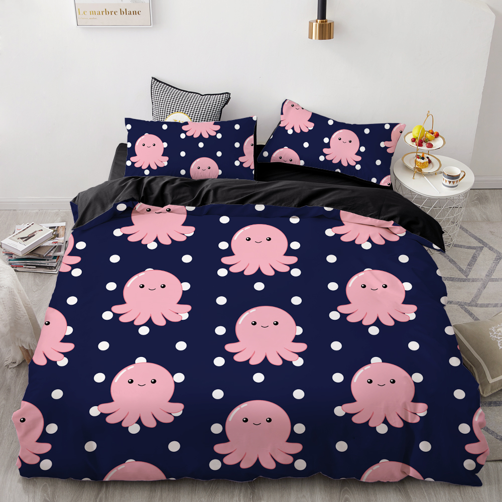 3D Cartoon Kids Bedding Set For childrenbaby CustomKingEuropeUSA Duvet ...