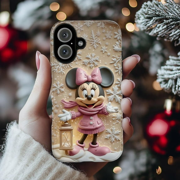 3D Cartoon Mouse Holiday Themed Festive Phone Case for 17 16 15 14 13 ...