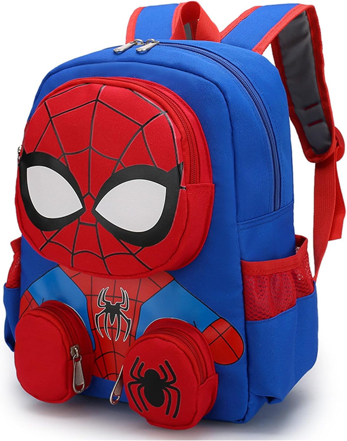 3D Cartoon Superhero Backpack 15 Inch Lightweight Spider Backpack for ...