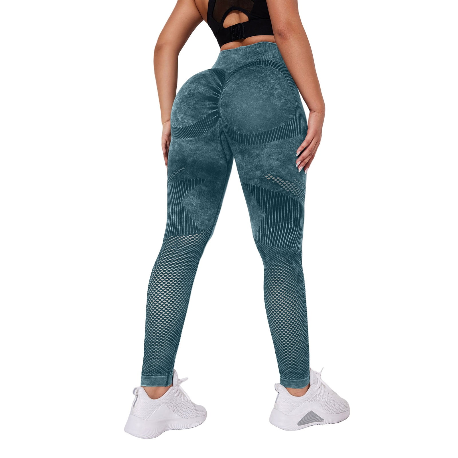 3D Cellulite Leggings for Women Butt Lift Booty Workout Tights No ...