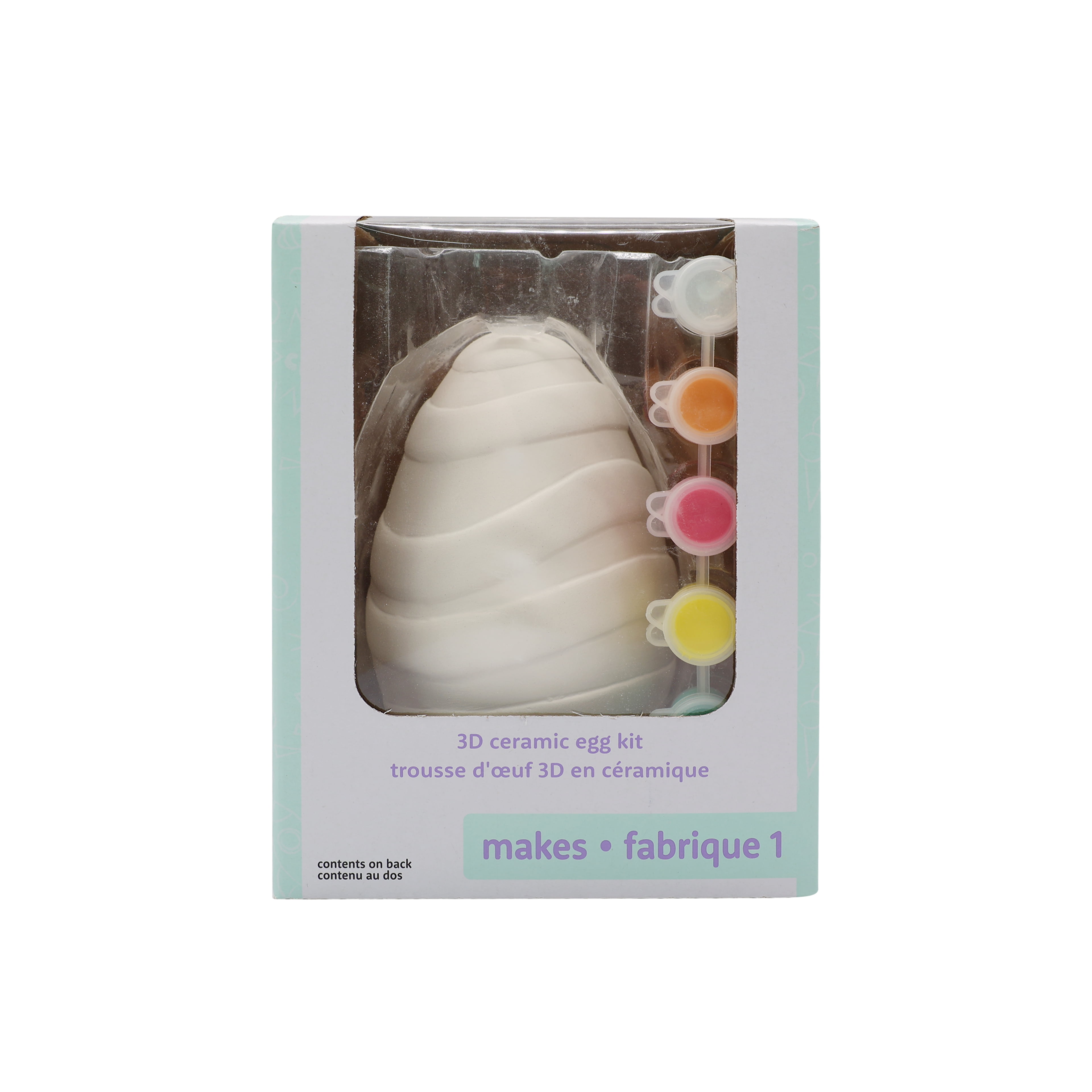 3D Ceramic Egg Kit by Creatology™ - Easter Basket - Walmart.com
