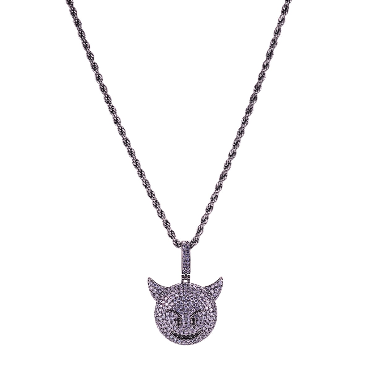 3D Charmander Little Devil Pendant Necklace, Copper Dragon Figure with ...