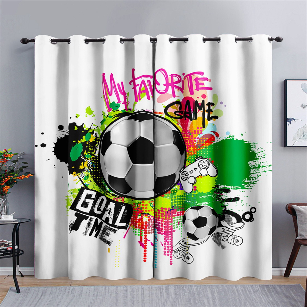 3D Cheap Modern Boy Childern Football Series Sports Black Thin Shading ...