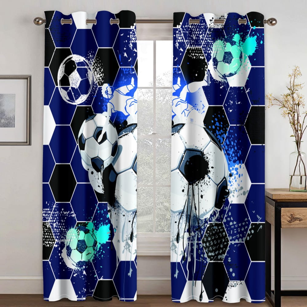 3D Cheap Modern Boy Childern Football Series Sports Black Thin Shading ...