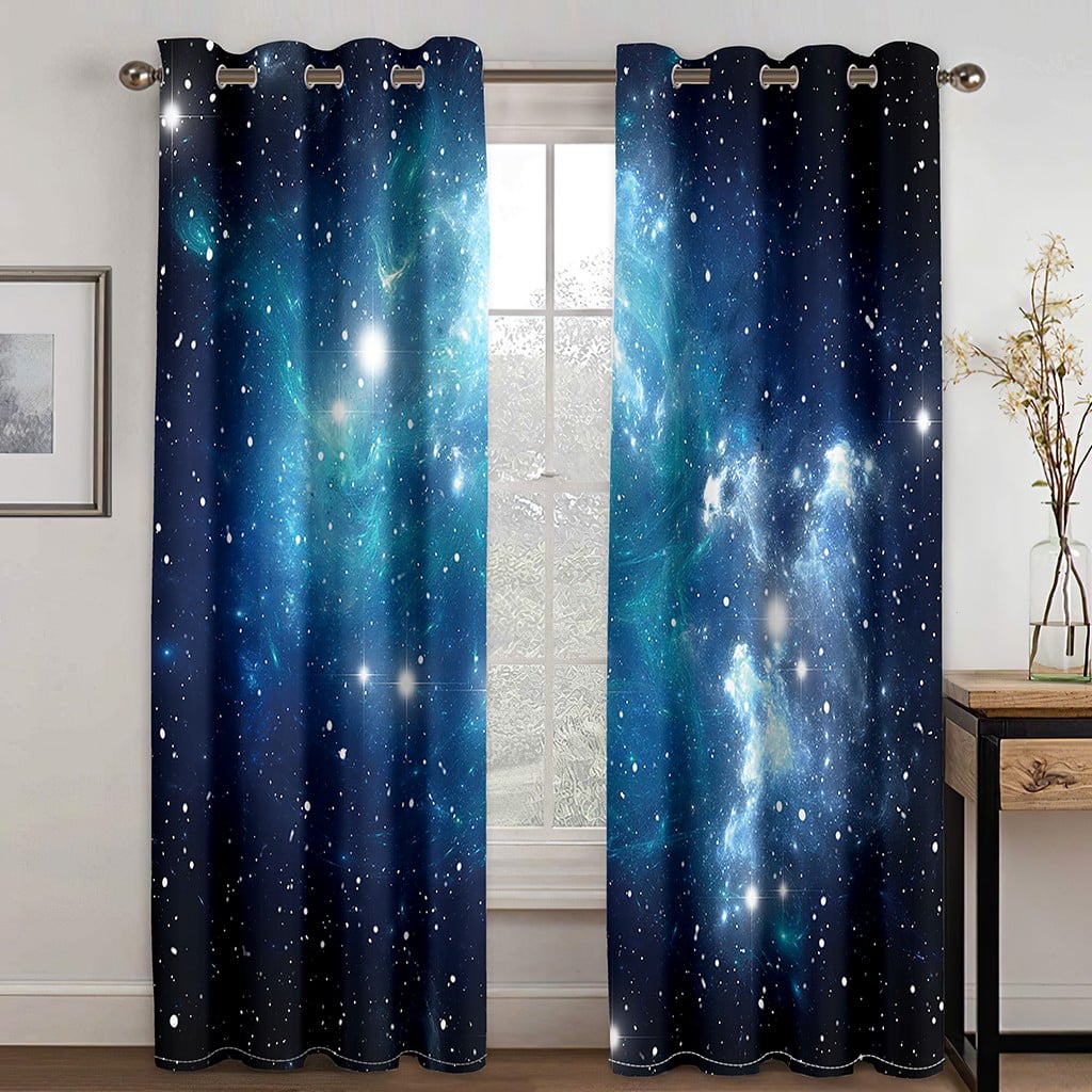 3D Cheap Modern Galaxy Space Psychedelic Starry Sky Kid 2 Pieces ...