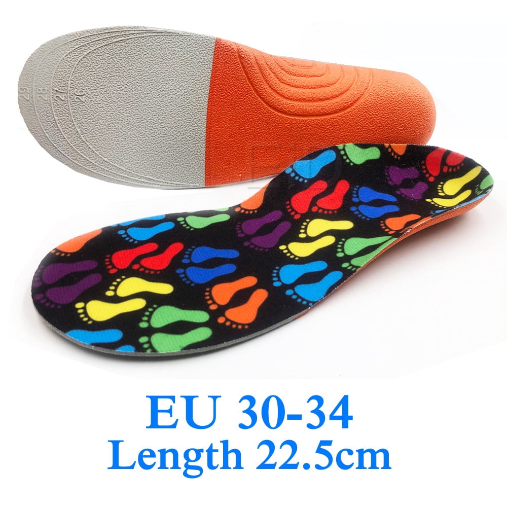 3D Children Insoles Arch Support Orthopedic Insole Flat Feet Orthotic ...
