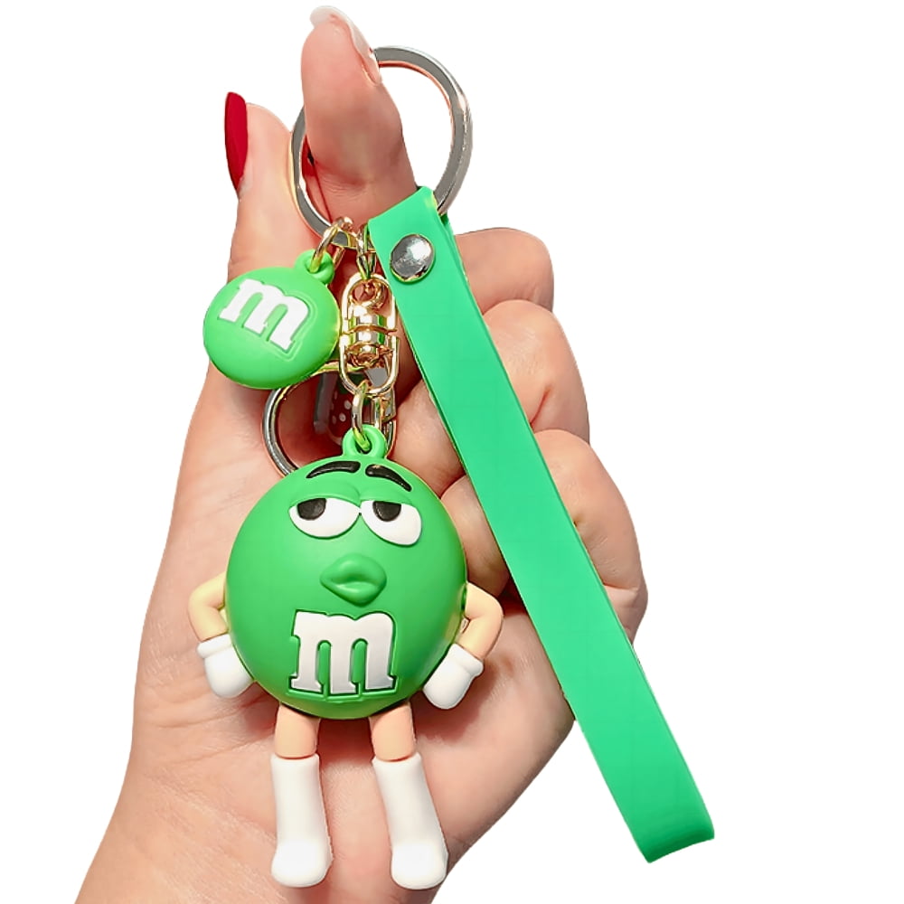 3D Chocolate Bean Doll Pendant Keychain, Chain Small Gift Men And Women ...