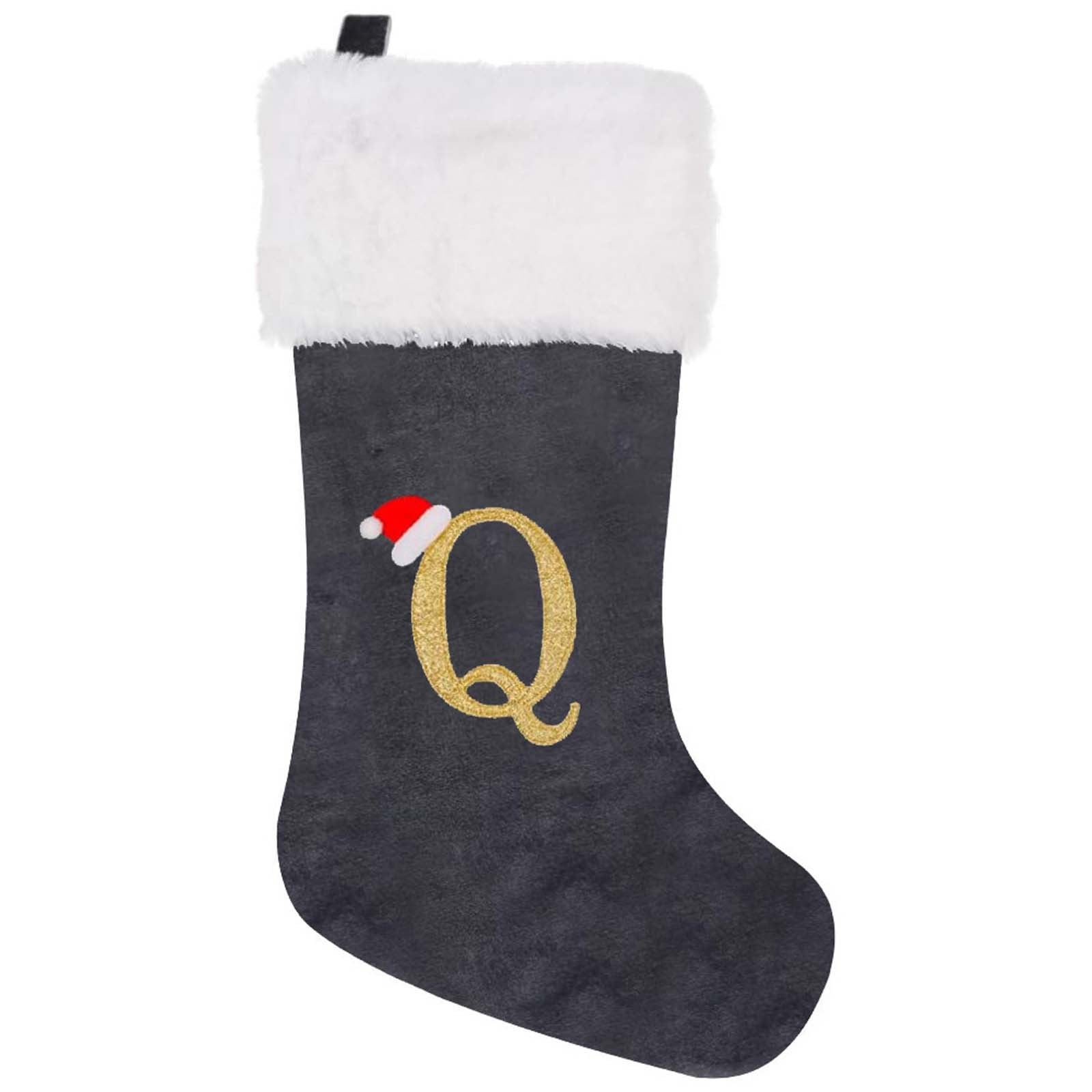 3D Christmas Old Man Doll Decorative Socks - Festive Legged Doll ...